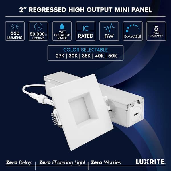 Rectangle - Recessed Lighting - The Home Depot