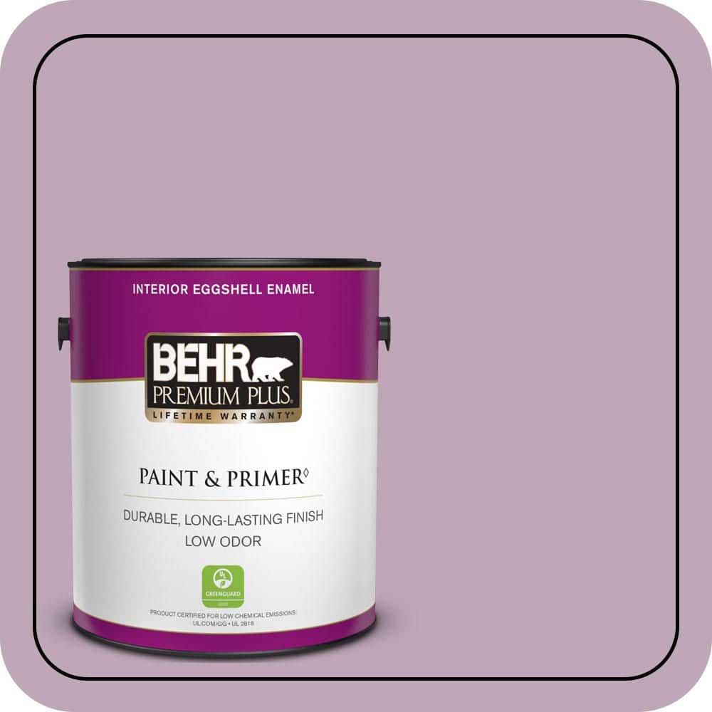 BEHR PREMIUM PLUS 1 gal. #680F-4 Soft Heather Eggshell Enamel Low Odor ...