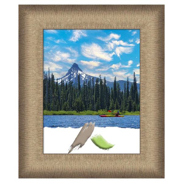 Amanti Art Elegant Brushed Bronze Picture Frame Opening Size 11 x 14 in ...