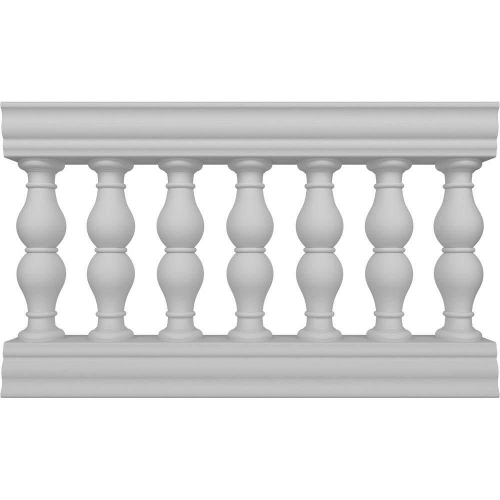 Ekena Millwork Fiberthane Avalon Balustrade 48 in. L x 32 in. H ...