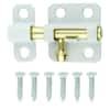 Everbilt 2 in. White Window Bolt 20024 - The Home Depot