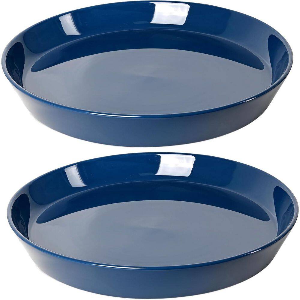 2 Pack 8 Inch Ceramic Plant Saucer YNLIN379 - The Home Depot