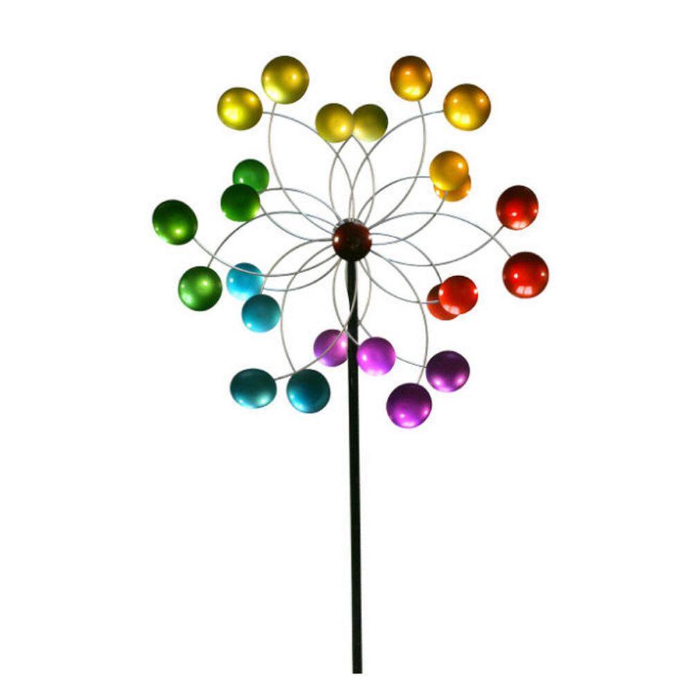 Menagerie Dual Steel Yard Spinner Pinwheel EV219MYS - The Home Depot