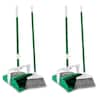 Libman 12 in. Lobby Broom and Dust Pan Set (2-Pack) 1435 - The Home Depot