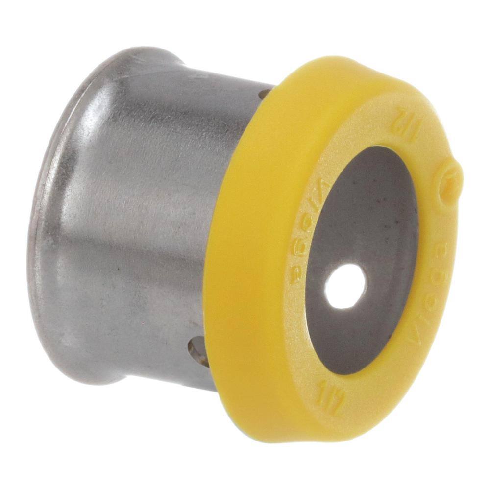 Viega PureFlow 1/2 in. Press Stainless Steel Sleeve (10-Pack) 49902 ...