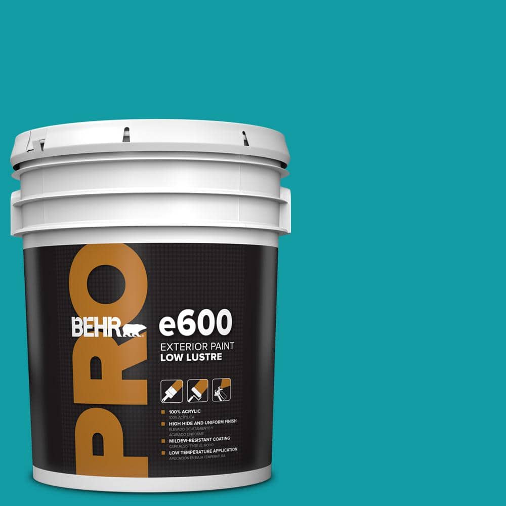 BEHR PRO 5 gal. #MQ4-20 Island Dream Low Luster Exterior Paint PR62305 ...