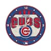The Memory Company MLB 12 in. Cubs Art Glass Clock MLB-CCU-274 - The ...