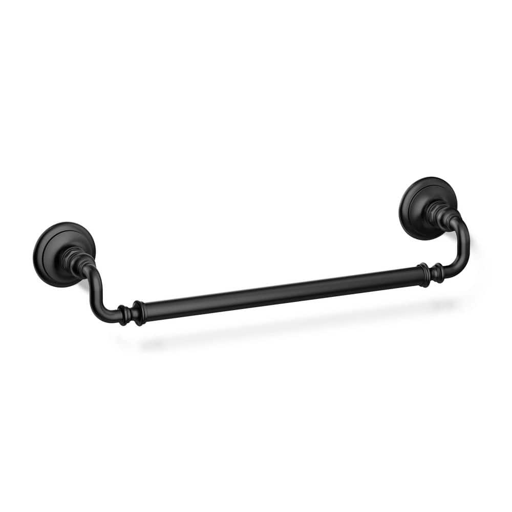 KOHLER Artifacts 18 in. Towel Bar in Matte Black 72567-BL - The Home Depot