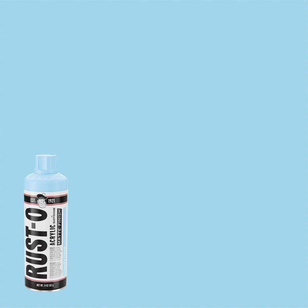 11 oz. Rust-O Matte Cloudy Days Spray Paint 392199 - The Home Depot