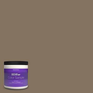 BEHR PREMIUM PLUS 1 qt. #BXC-05 Mudslide Semi-Gloss Enamel Exterior ...