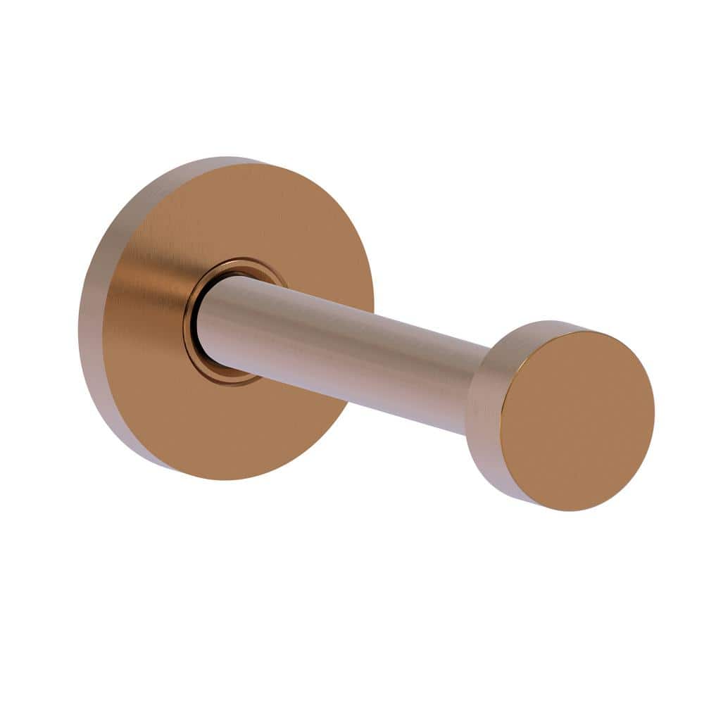 Allied Brass Modern 2 in. Retractable Wall Hook in Brushed Bronze ...