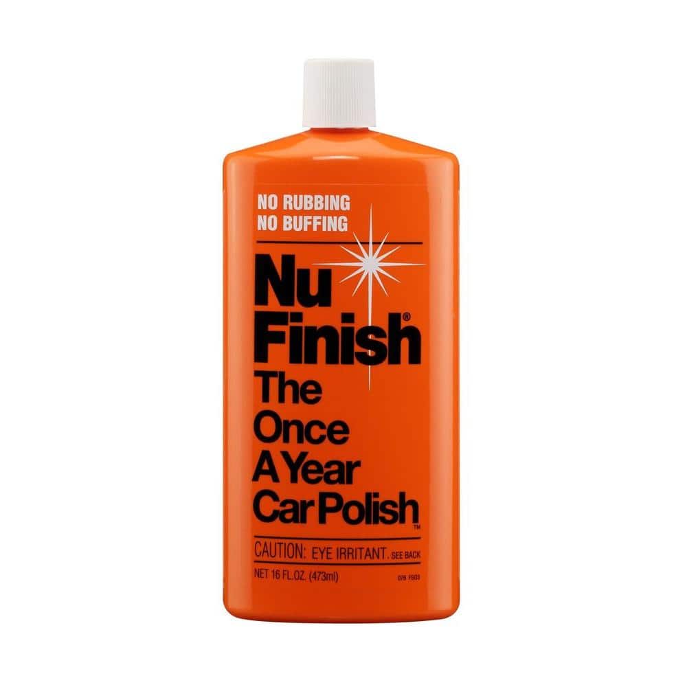 NU FINISH The Once-a-Year Car Polish - 16 oz. NF-76 - The Home Depot