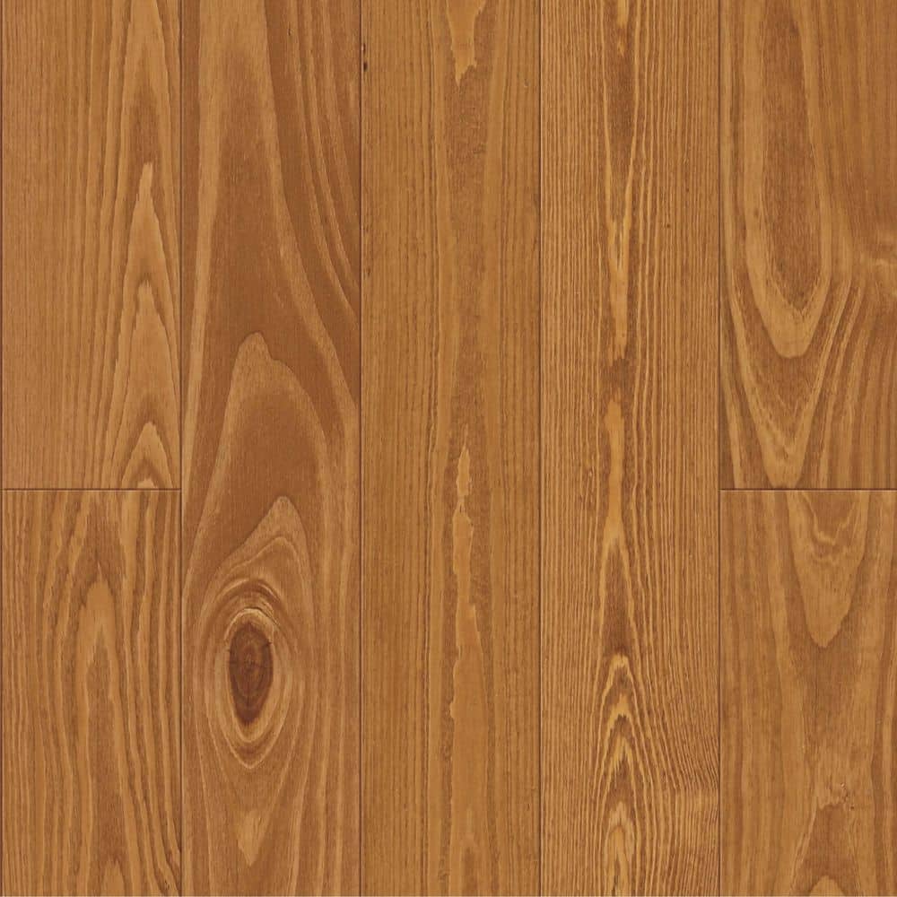CENTURY FLOORING Antiqued Wire Brushed Honey Pine 3/4 in. T x 5-1/8 in ...