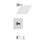 Fontaine by Italia Hotel De Ville Single Handle 1-Spray Square Tub and ...