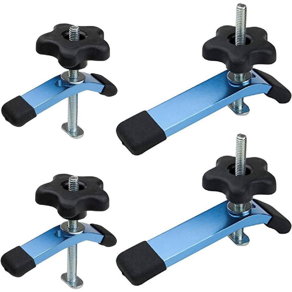 ‎POWERTEC T-Track Hold Down Clamp Set, 5-1/2 in. L x 1-1/8 in. W and 3 ...