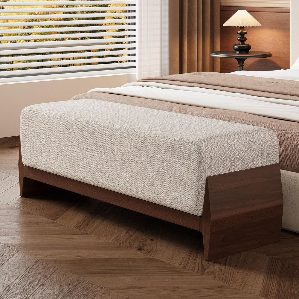 CHRISTOPHER KNIGHT HOME Frayden Modern Linen Upholstered Rectangle ...