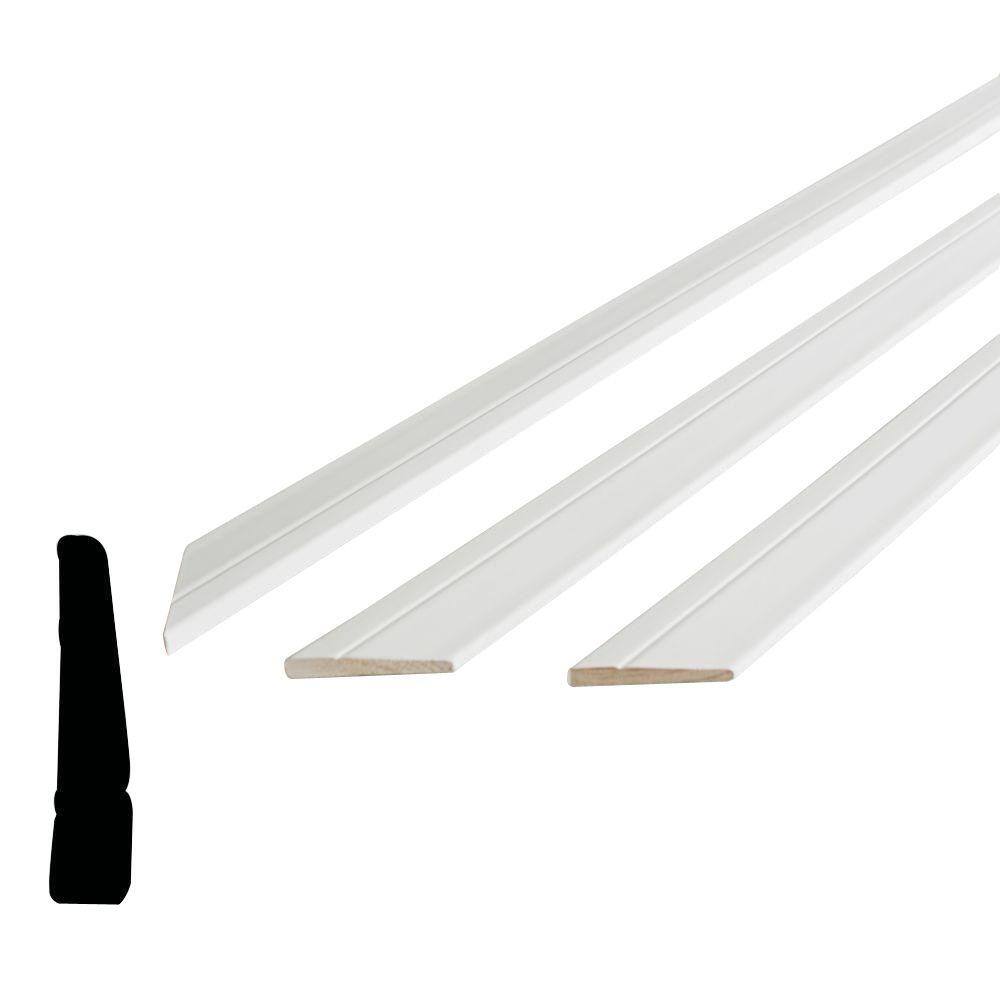 PFM WM424 5/8 in. x 2-1/2 in. x 84 in. Primed Finger-Jointed Pine ...