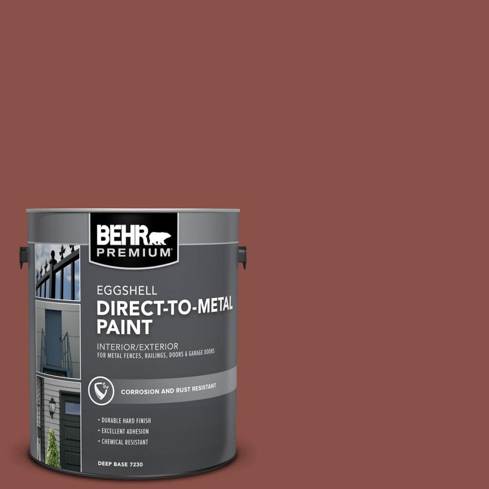 BEHR PREMIUM 1 gal. #S150-6 Spiced Berry Eggshell Direct to Metal ...