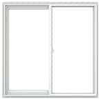 JELD-WEN 46 in. x 48 in. V-2500 Series White Left-Handed Sliding Vinyl ...