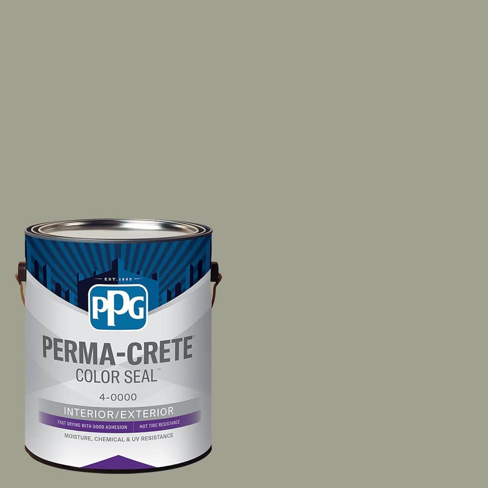 Perma-Crete Color Seal 1 gal. PPG1028-4 Smoky Slate Satin Interior ...