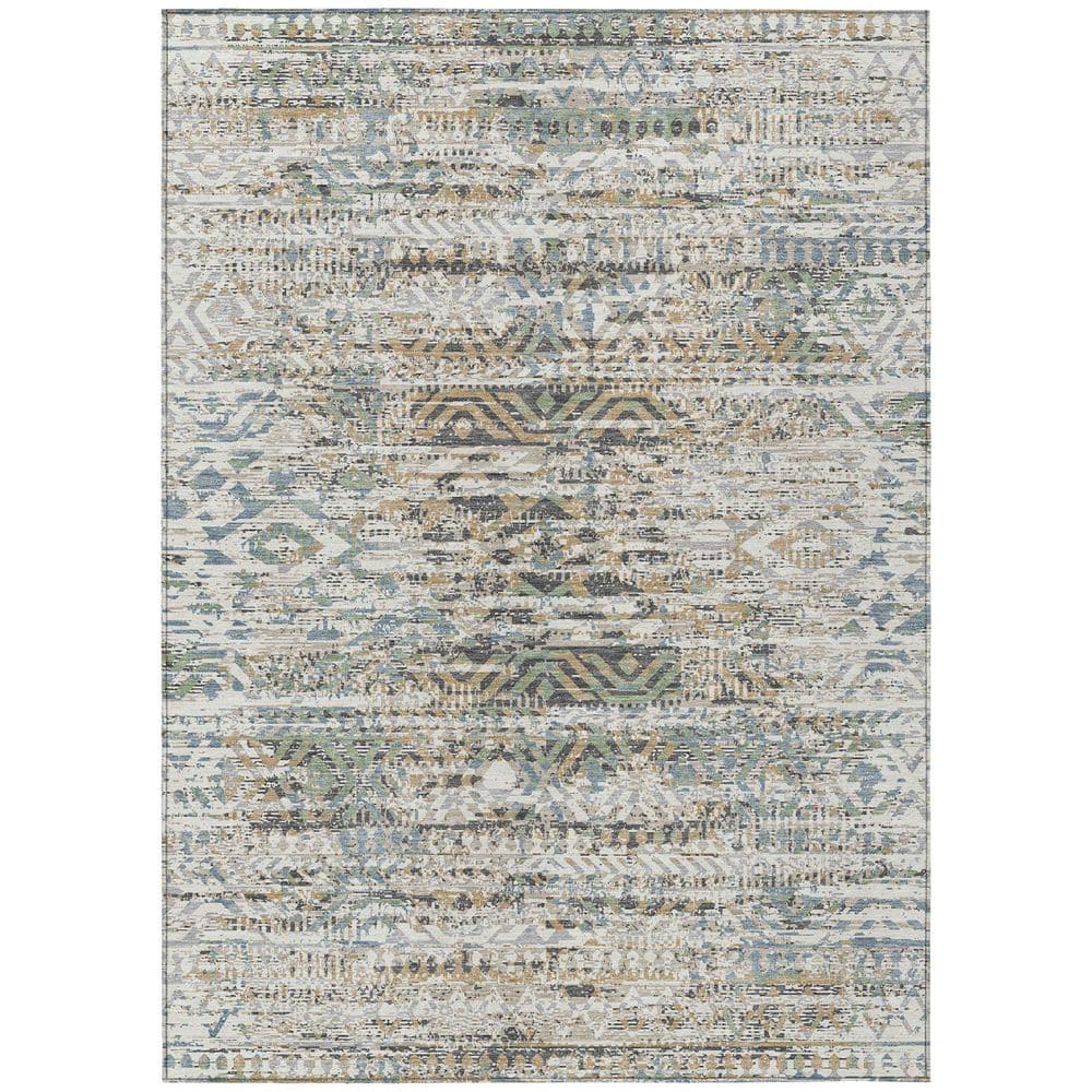 Addison Rugs Chantille Machine Washable Indoor/Outdoor Abstract ACN1997 ...