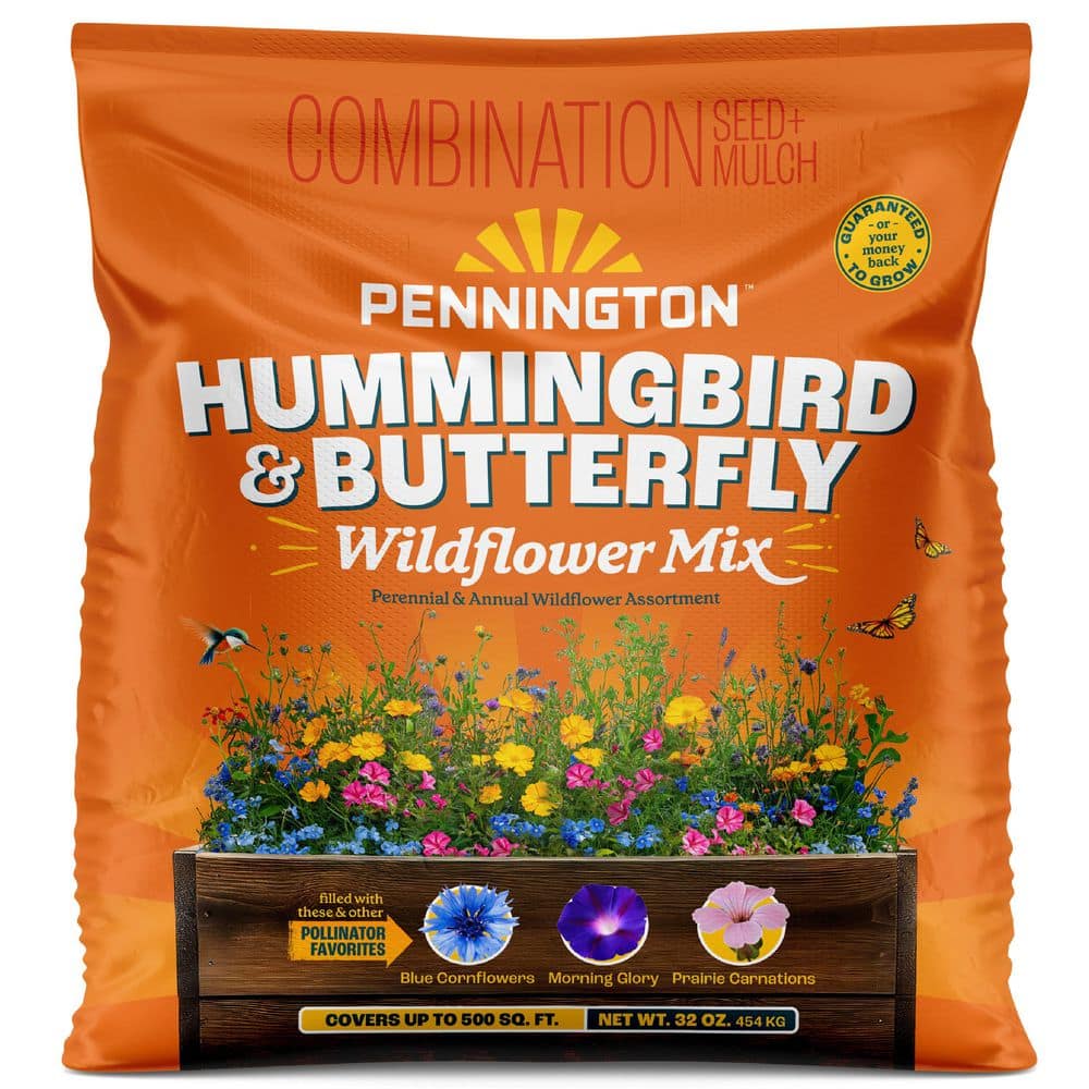 Pennington 2 lb. Wildflower Butterfly/Hummingbird Mix 100552864 - The ...