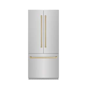 ZLINE Kitchen and Bath 60 in. 32.2 cu. ft. Built-in Bottom Freezer ...
