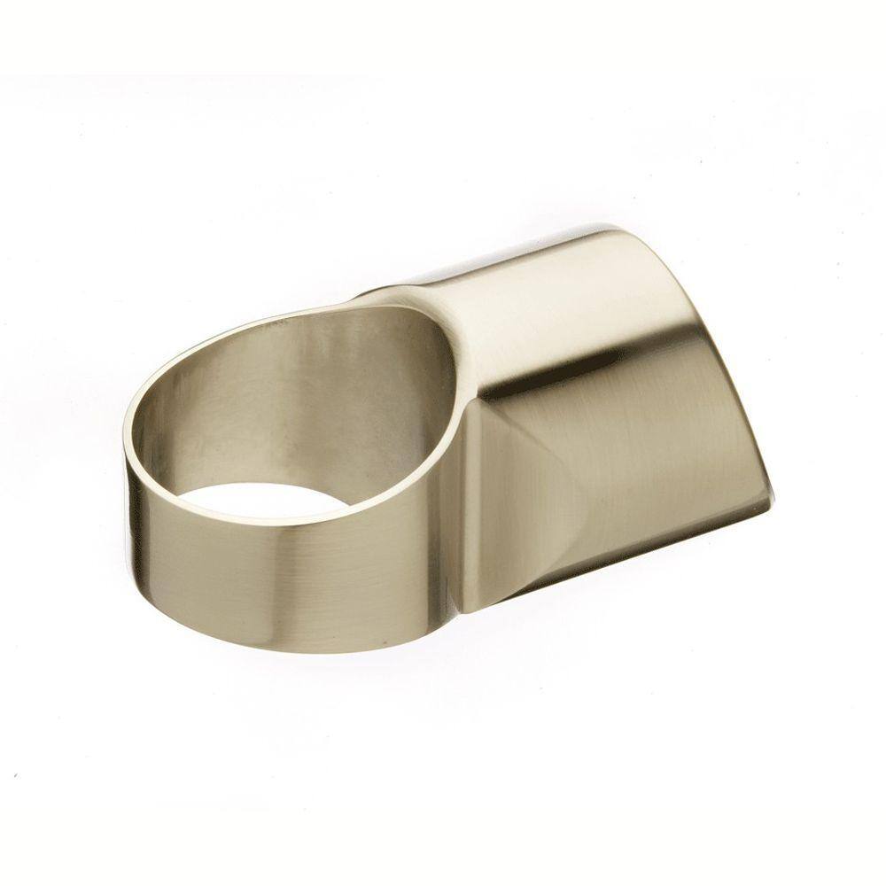 EVERMARK Brushed Nickel Half Landing Newel Connector 6501132 - The Home ...