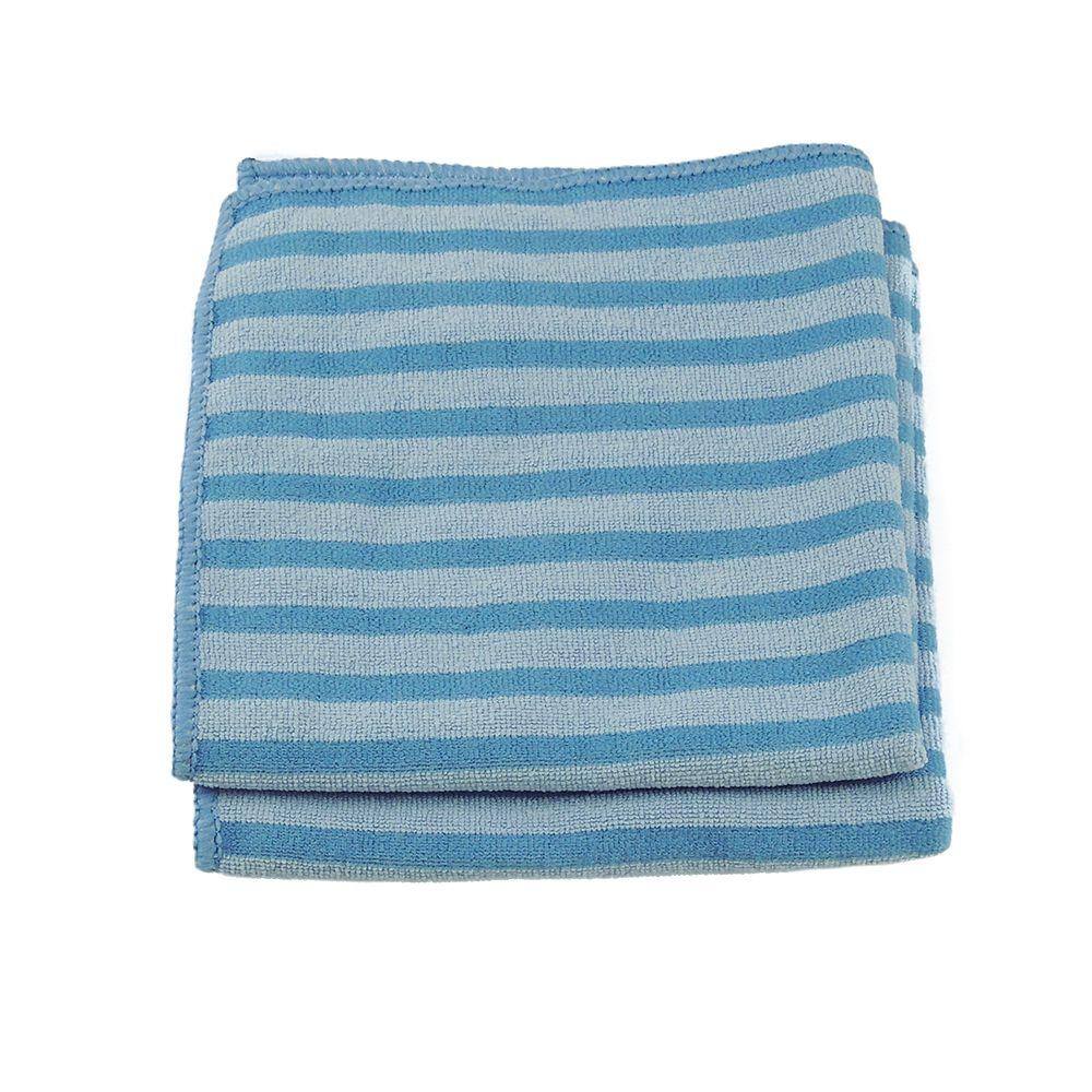 Unger 12 in. Scrub Stripes Cloths (2-Pack) 966920 - The Home Depot