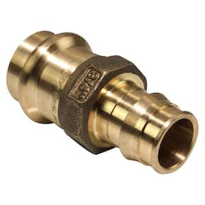 Uponor ProPEX 1 in. PEX-A Expansion Barb x 1 in. Lead-Free Brass Copper Press Adapter LFP45110R ...