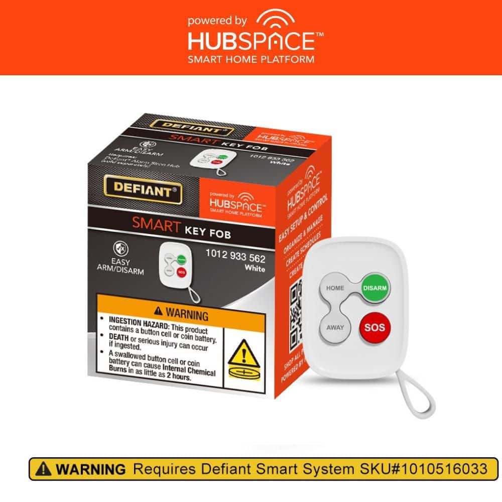 Defiant Arm and Disarm Smart Security Key Fob Powered By Hubspace ...