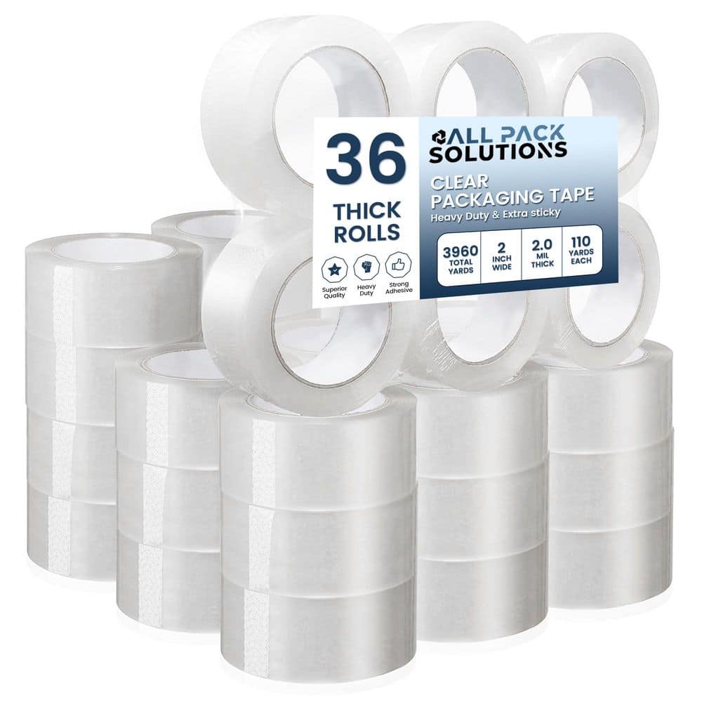 WRIGHTMASTER 2 in. Wide x 330 ft. High-Performance Moving Box Sealing ...