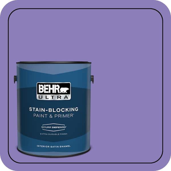 BEHR ULTRA 1 gal. #P560-5 Unimaginable Extra Durable Satin Enamel ...