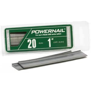 POWERNAIL 1-1/4 in. 20-Gauge Hardwood Flooring Cleat (1000-Pack) L12520 ...