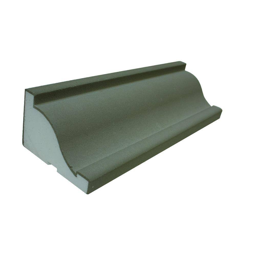 Master Decor Molding 3 in. x 3 in. x 4 ft. Polystyrene Detail Molding ...