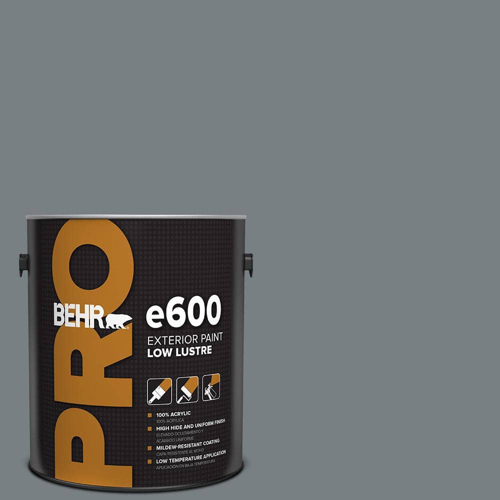 BEHR PRO 1 gal. #N450-5 Intergalactic Low Luster Exterior Paint PR62301 ...