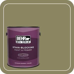 BEHR ULTRA 1 gal. #S350-5 Green Scene Semi-Gloss Enamel Exterior Paint ...
