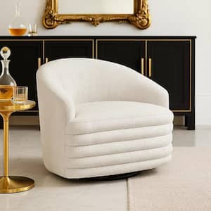 Benjara Beige and Brown with Manchette Armrest Fabric Upholstered ...