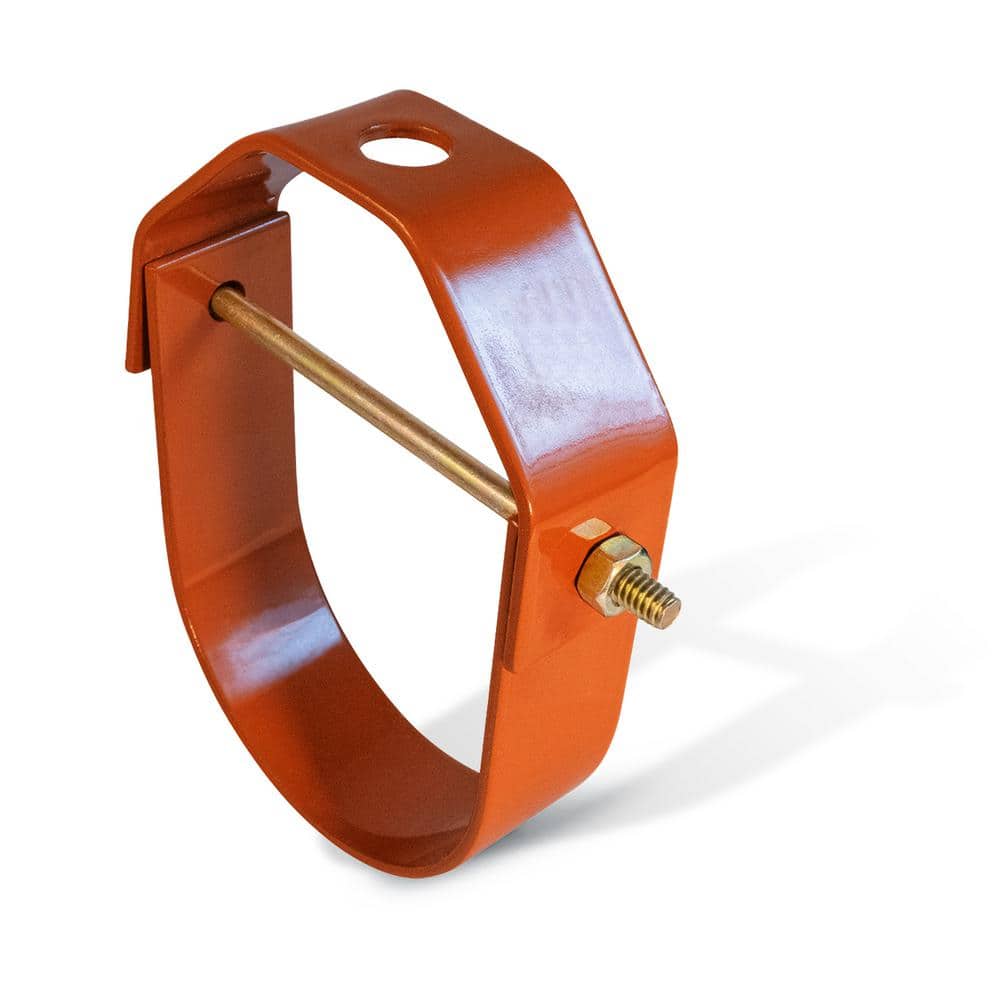 PLUMBFLEX 1-1/2 in. Clevis Hanger for Vertical Pipe Suppport in Copper ...