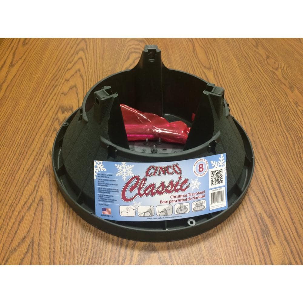 Cinco Classic 152 Tree Stand for up to 8 ft. Trees CTS152C - The Home Depot