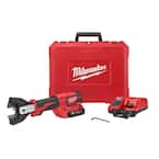 Milwaukee M18 18-Volt Lithium-Ion Cordless Cable Cutter with CU/AL Jaws ...