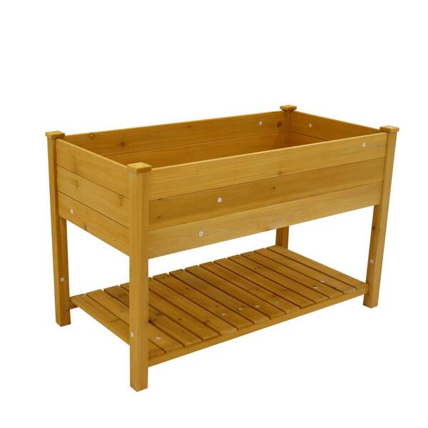 Tunearary Backyard Garden Solid Wooden Vegetable and Flower Planting ...