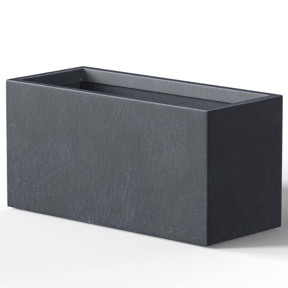 Sapcrete 24 in. Large Granite Gray(Enhanced Core) Concrete Rectangular ...