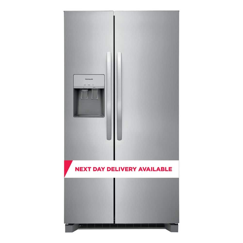 Frigidaire 36 in. 26 cu. ft. Side by Side Refrigerator in Stainless ...