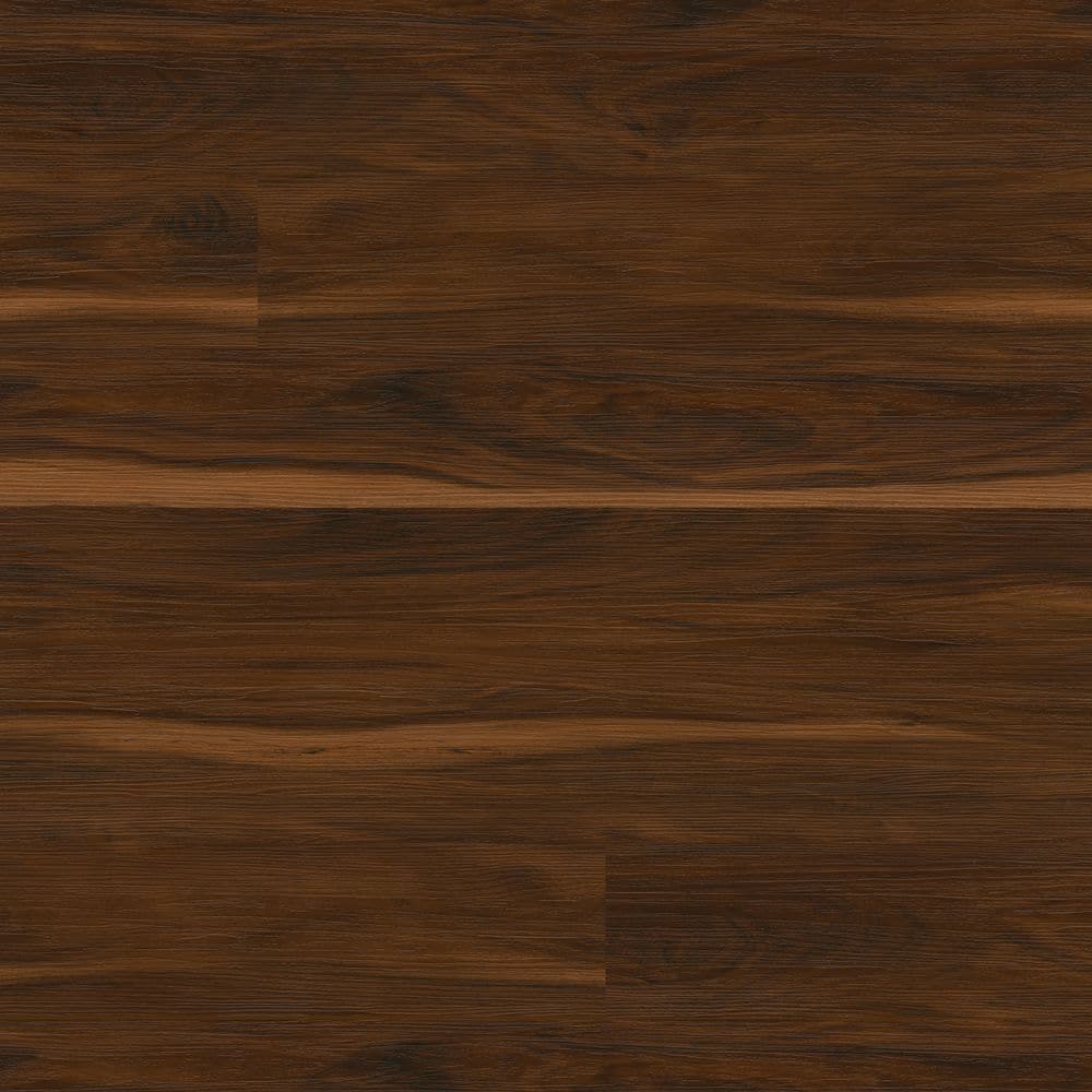 TrafficMaster Park End 6 MIL x 6 in. W x 36 in. Waterproof Dark Brown ...