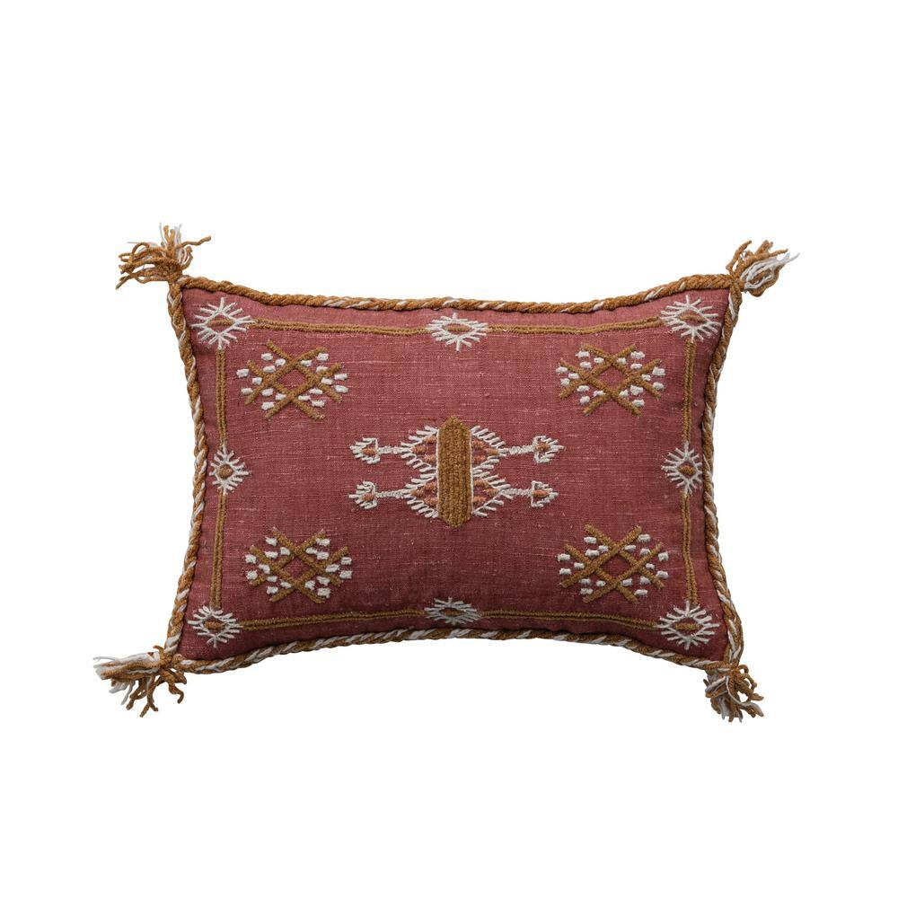 Storied Home Multicolored Moroccan Abstract Pattern Cotton 14 in. x 9 ...