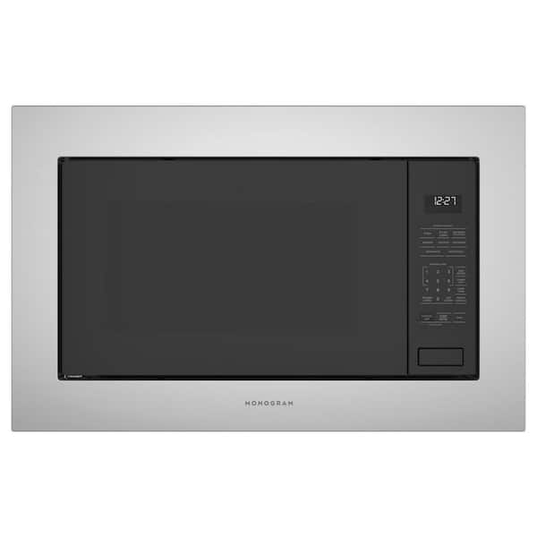GE Monogram 2.20 cu. ft Electric Built-In Microwave in Stainless Steel ...