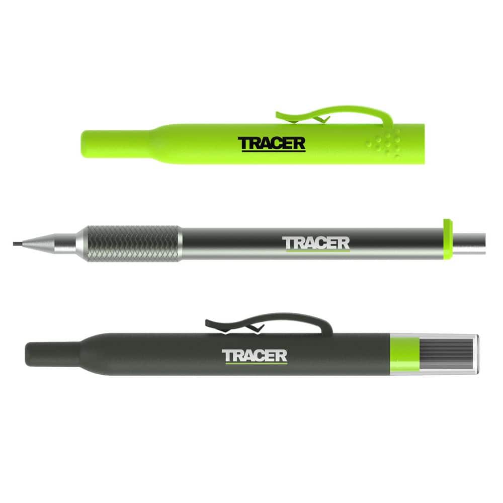 TRACER Pro Series Aluminum Precision Pencil Marking Kit with Leads and ...