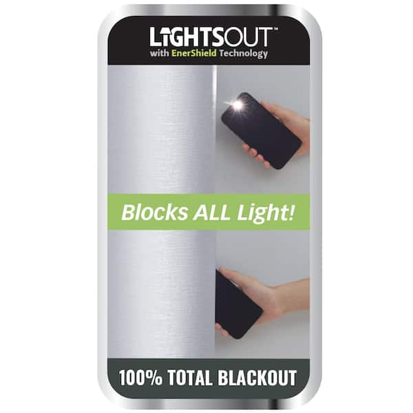 LiGHTSOUT with EnerShield Technology Paloma White 38 in. W x 84 in. L ...