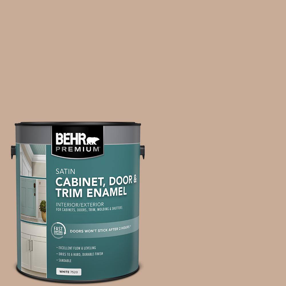 BEHR PREMIUM 1 gal. #S220-3 Sanderling Satin Enamel Interior/Exterior ...